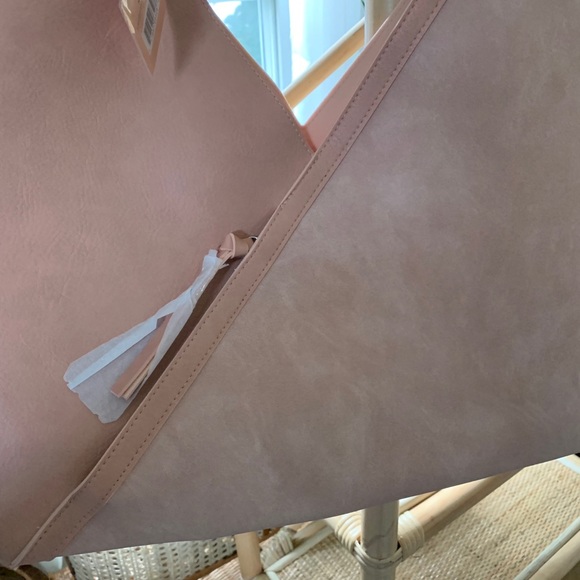 Ulta Beauty | Bags | Ulta Beauty Pink Suede And Faux Leather Tote Bag ...
